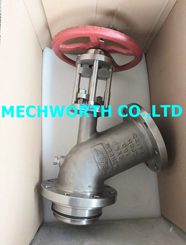 1TBVF-10-CF8M-6x6-DU ACHECH (TW) / Tank bottom Valve